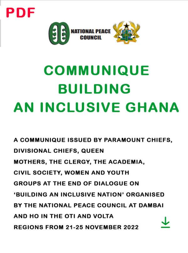 Publications - National Peace Council | Ghana
